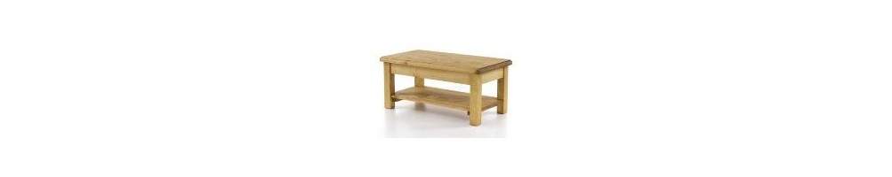 Table Basse Savoyarde Montagne Style Chalet en Bois - Meubles-Mathieu